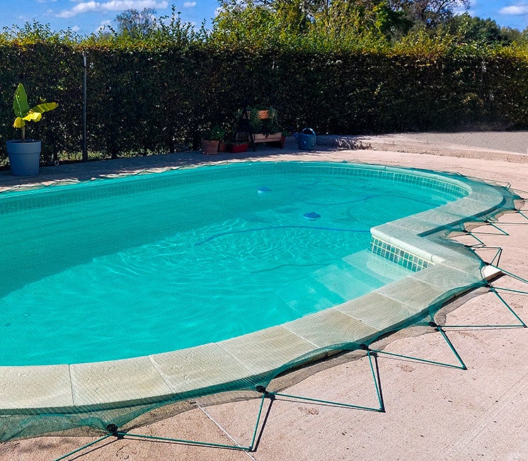 Filet de protection pour la piscine avec connecteur pont adapatble à la ...