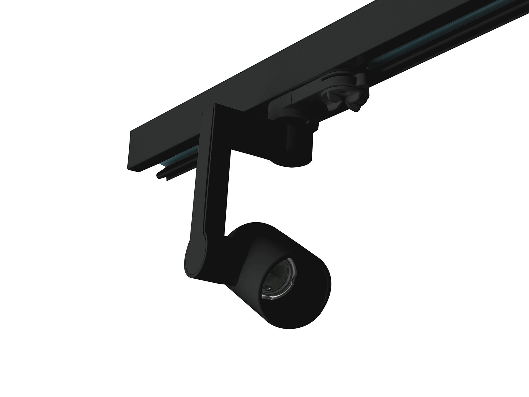 Projecteur sur rail EXPRESS en aluminium noir (1xE27) | Leroy Merlin