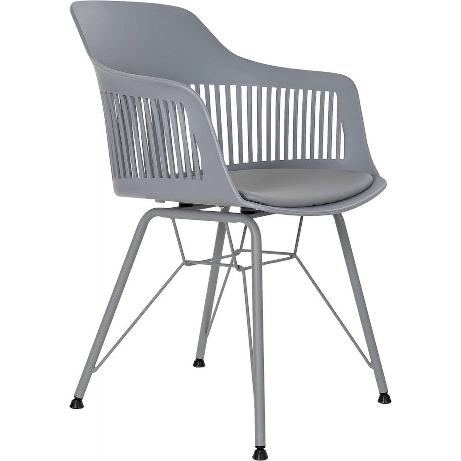 Chaise de cuisine élégance moderne et épurée en gris 56 x 53 x 81 cm ...