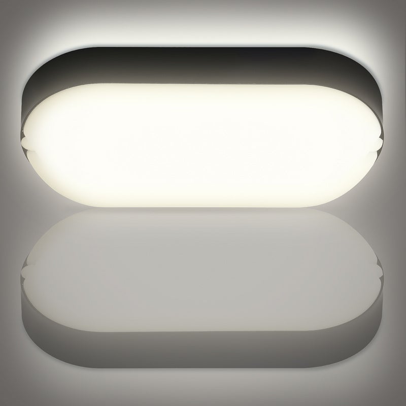 Iluminación para cuartos húmedos luces de techo LED IP54 sótano taller ...
