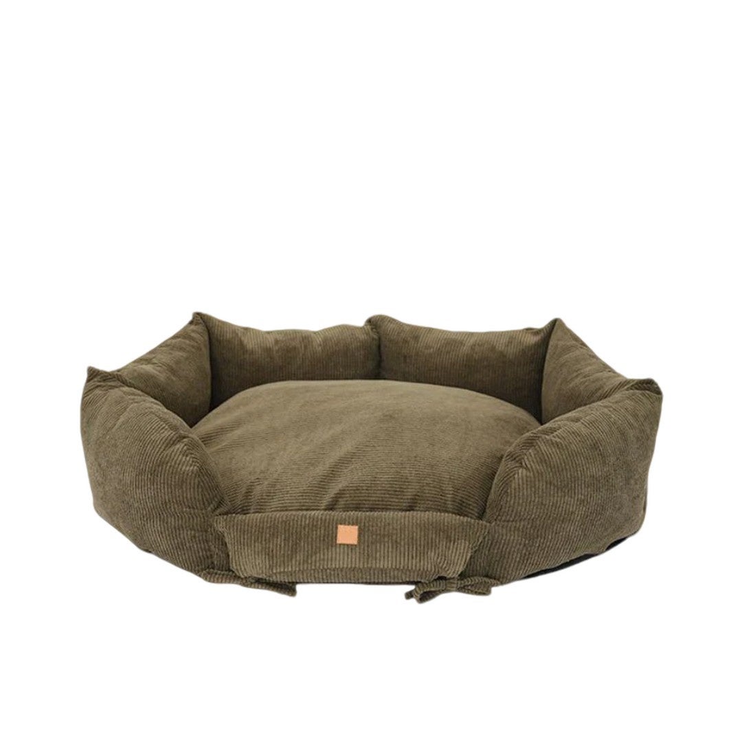 Pet and Co - Ronny Corde Lit pour Chien, Kaki | Leroy Merlin