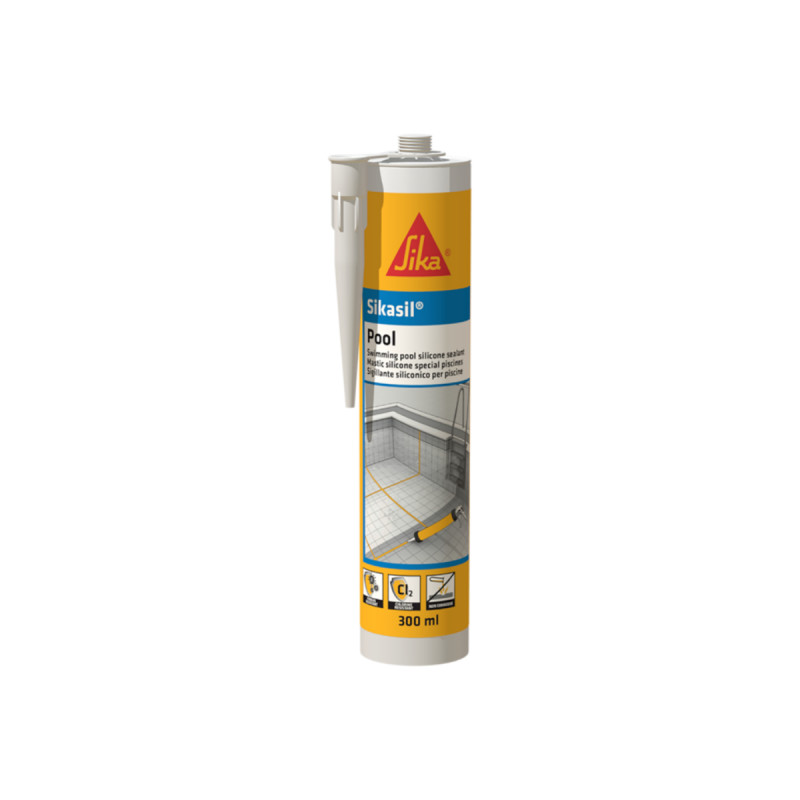 Mastic silicone SIKA Sikasil Pool - Joint pour piscine gris - 300ml ...