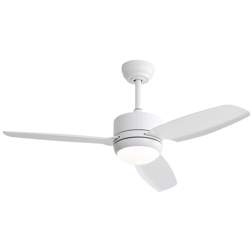 Ventilador de Techo LED 46 Pulgadas Blanco con 3 Aspas ABS, 6 ...