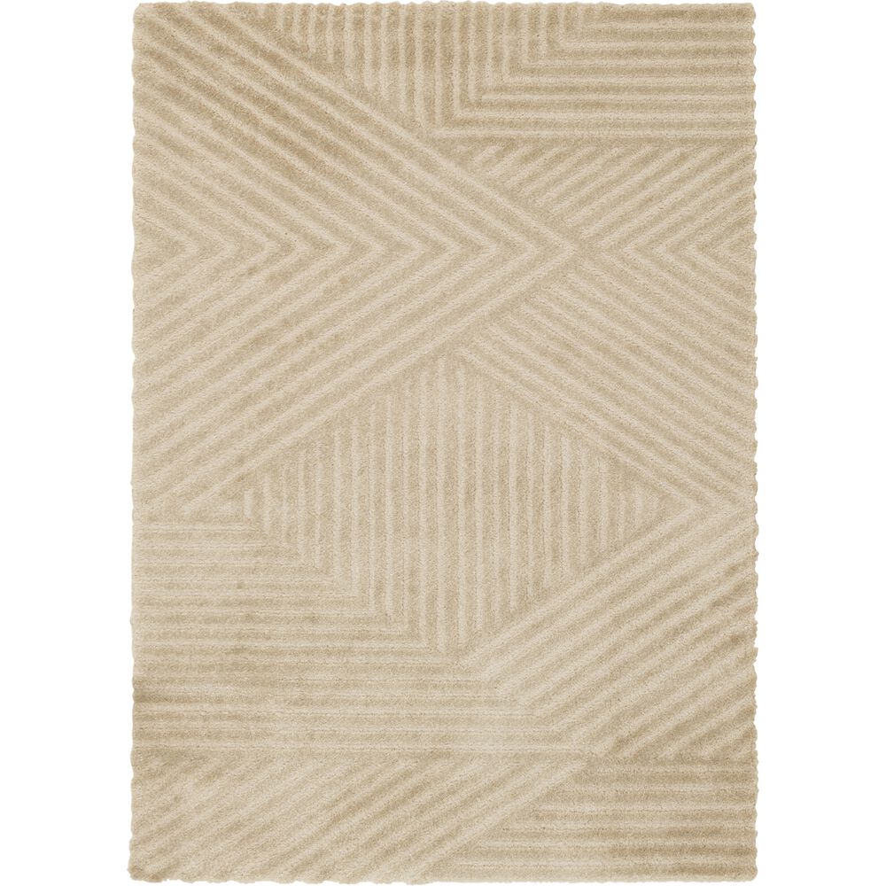 Tapis Synthétique Beige DEOS ALINEA - L170 x larg120 x Ep. 2 cm | Leroy ...