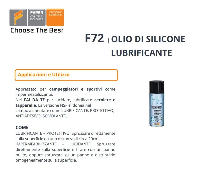 AEROSOL DE ACEITE DE SILICONA F72 FAREN 400 ML | Leroy Merlin