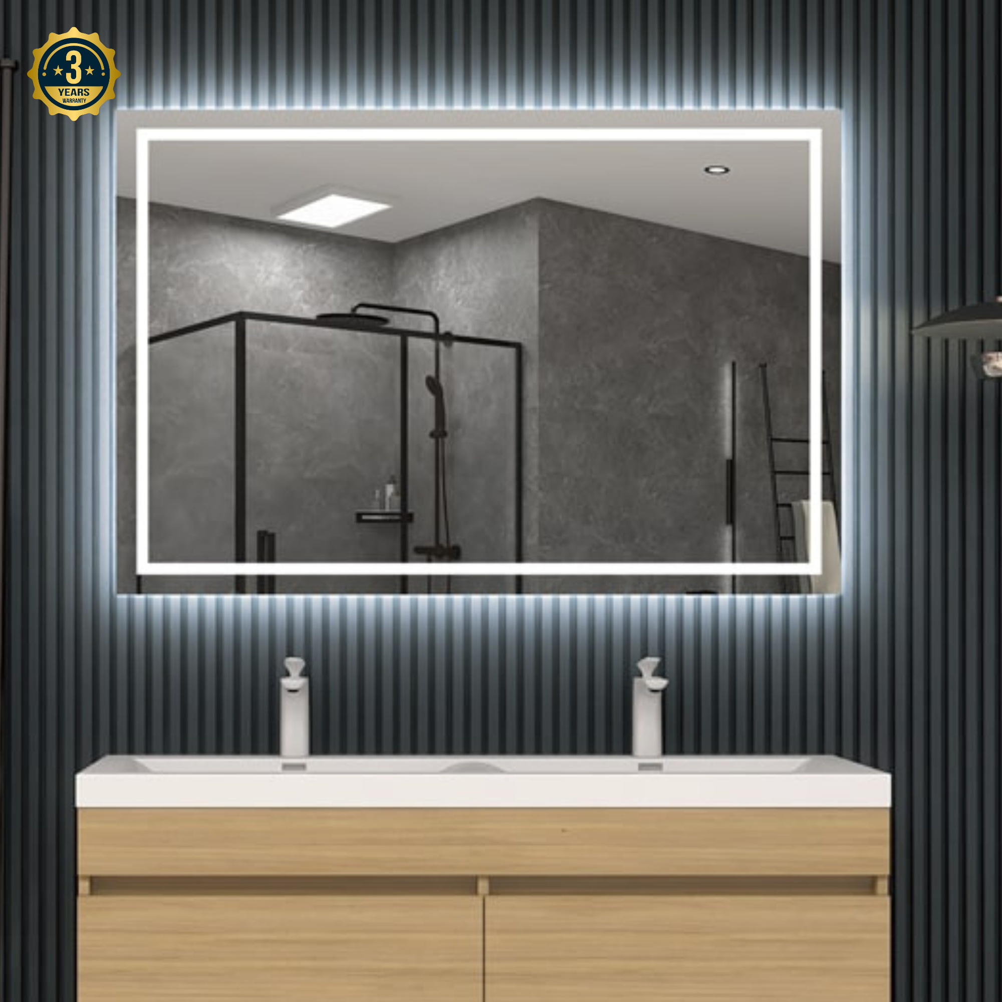 LEDIMEX - Espejo Baño con Luz | Espejo de Baño Grande | Espejo LED ...