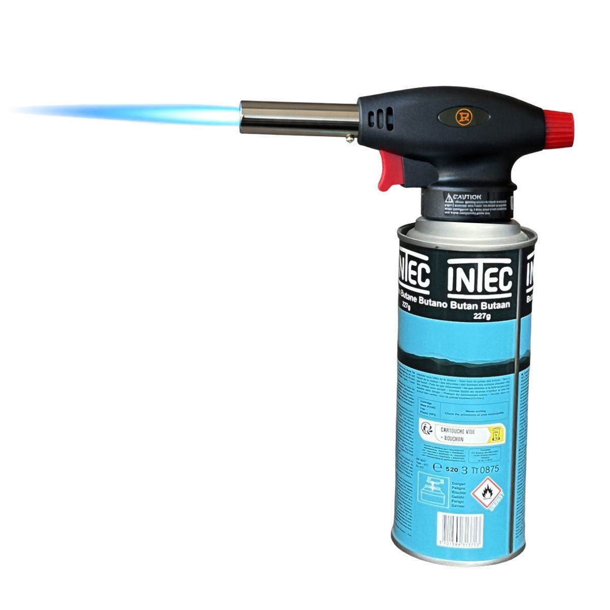 Chalumeau à gaz 180W - 360°C + Cartouche gaz butane 250g - Chalumeau de ...