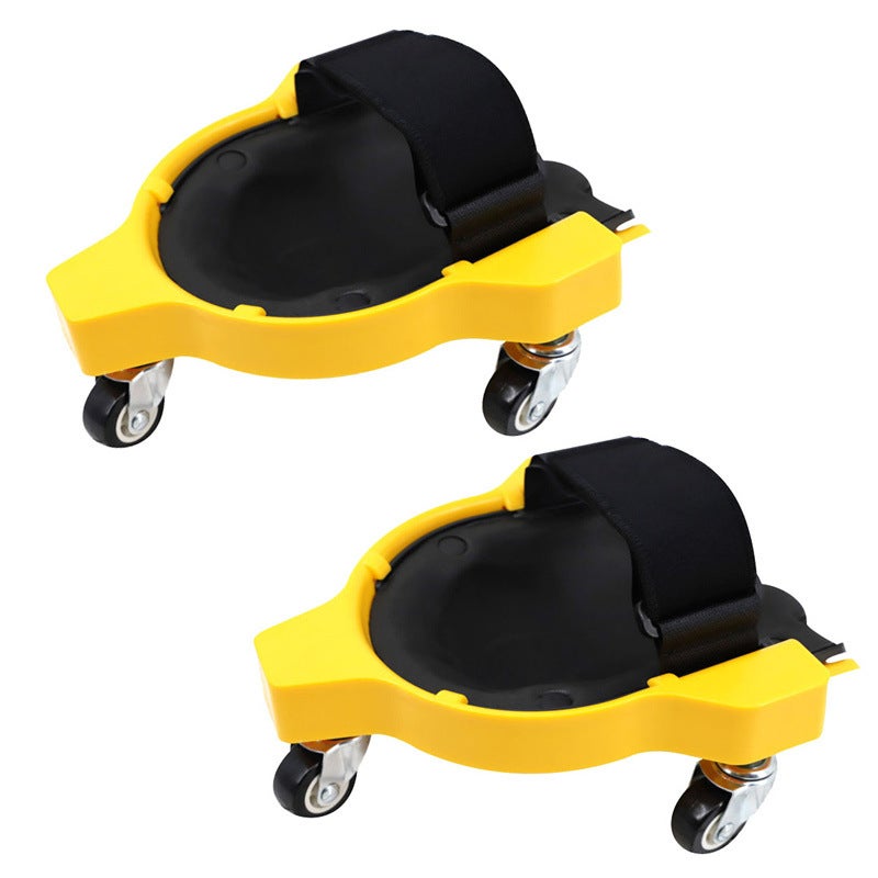 Juego de 2 rodilleras flexibles con ruedas para uso en jardinería y ...