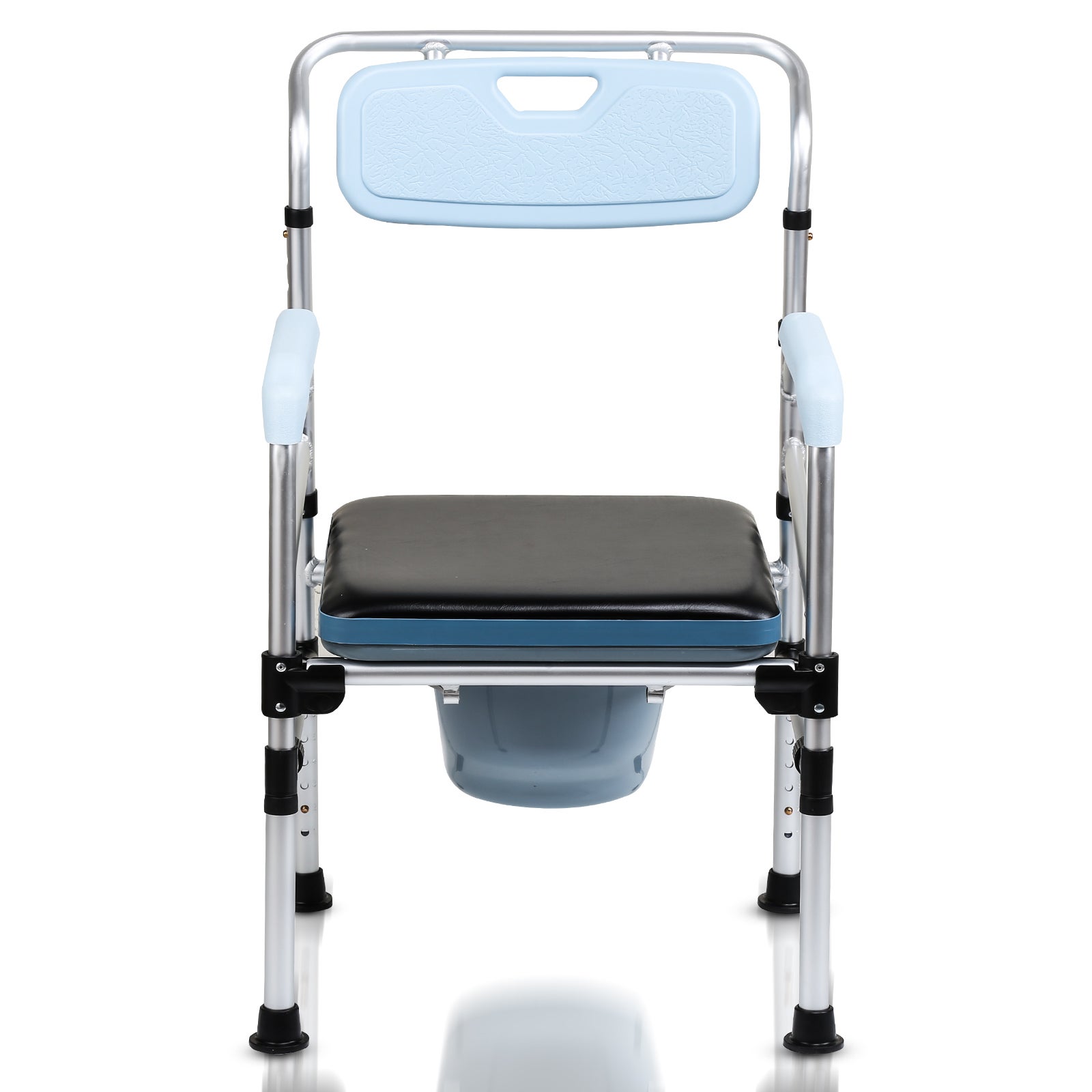 Silla con inodoro Silla con inodoro Respaldo antideslizante y tapa ...