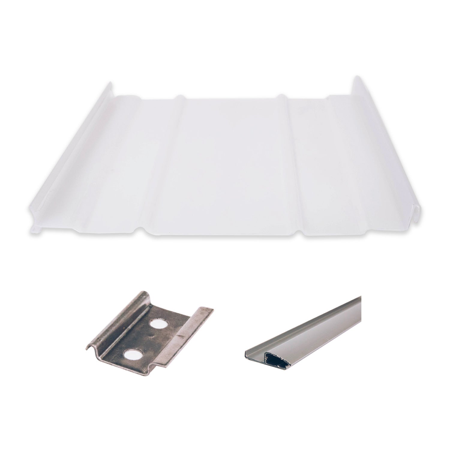 Kit Placas de policarbonato Compacto con sistema engatillado - Medida ...