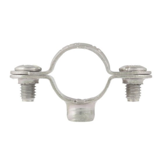 Collier Atlas simple en acier zingué blanc - M7x150 - Ø 35 mm - Boite ...