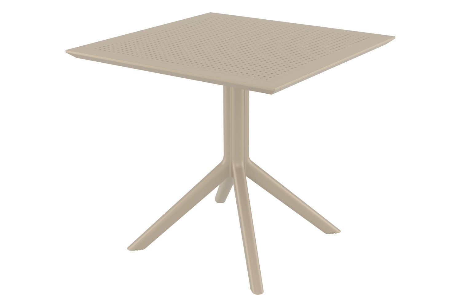Mesa de jardín para uso interior o exterior altura fija 74 cm plástico ...