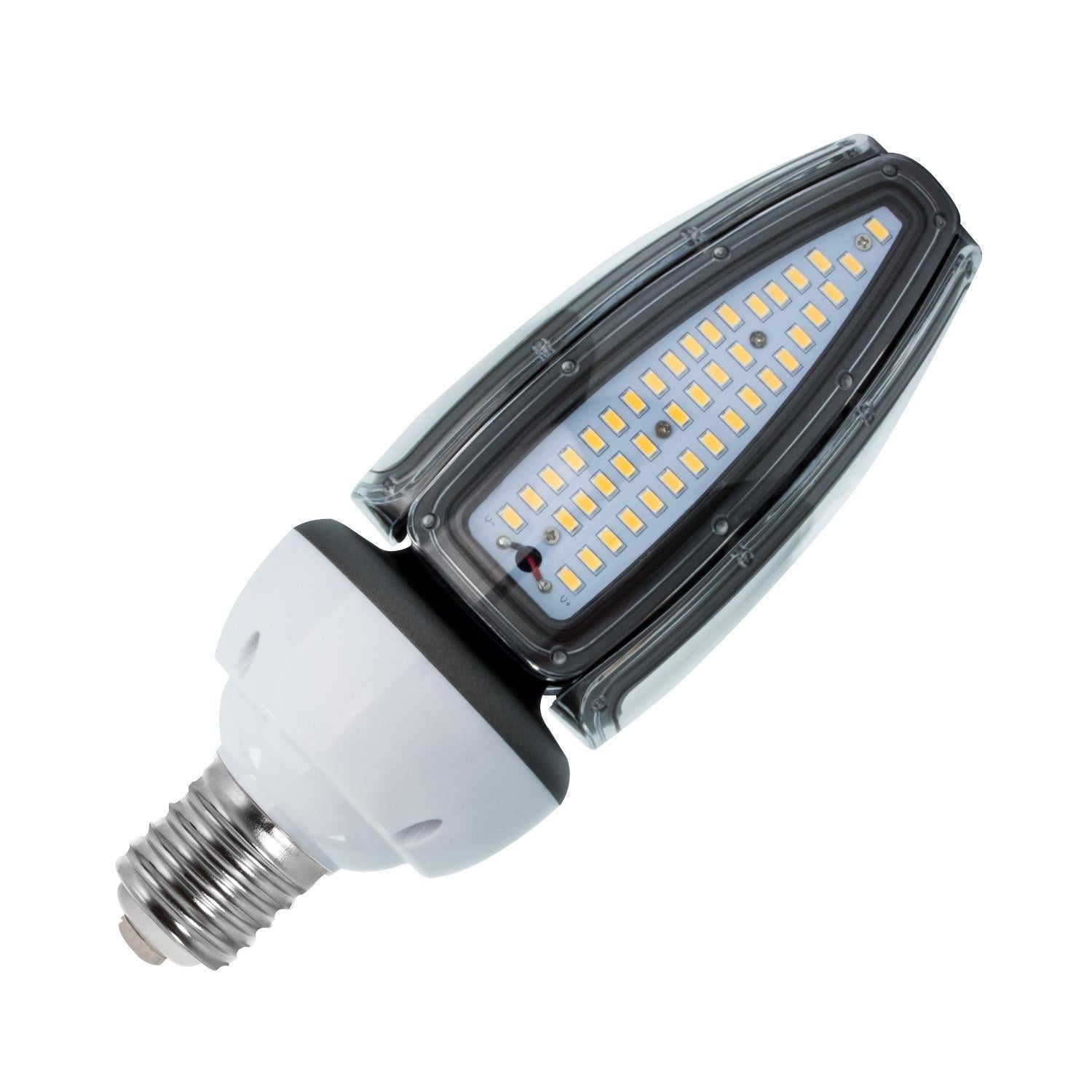Bombilla LED E40 50W Alumbrado Público Corn IP65, 2700K Blanco Cálido ...