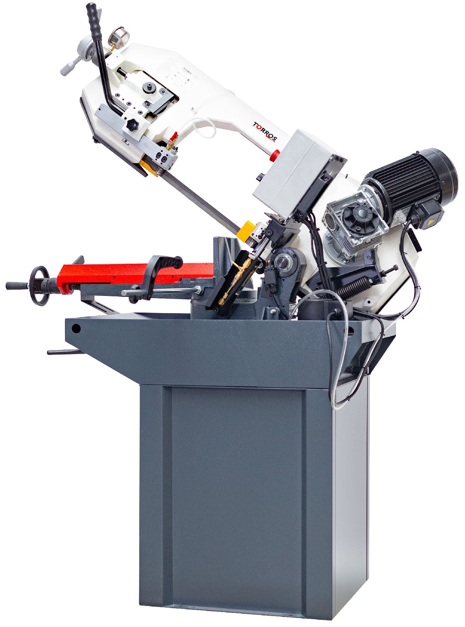 Scie à ruban pour métaux 0-60 capacité de coupe ronde 225 mm 1,5 kW ...