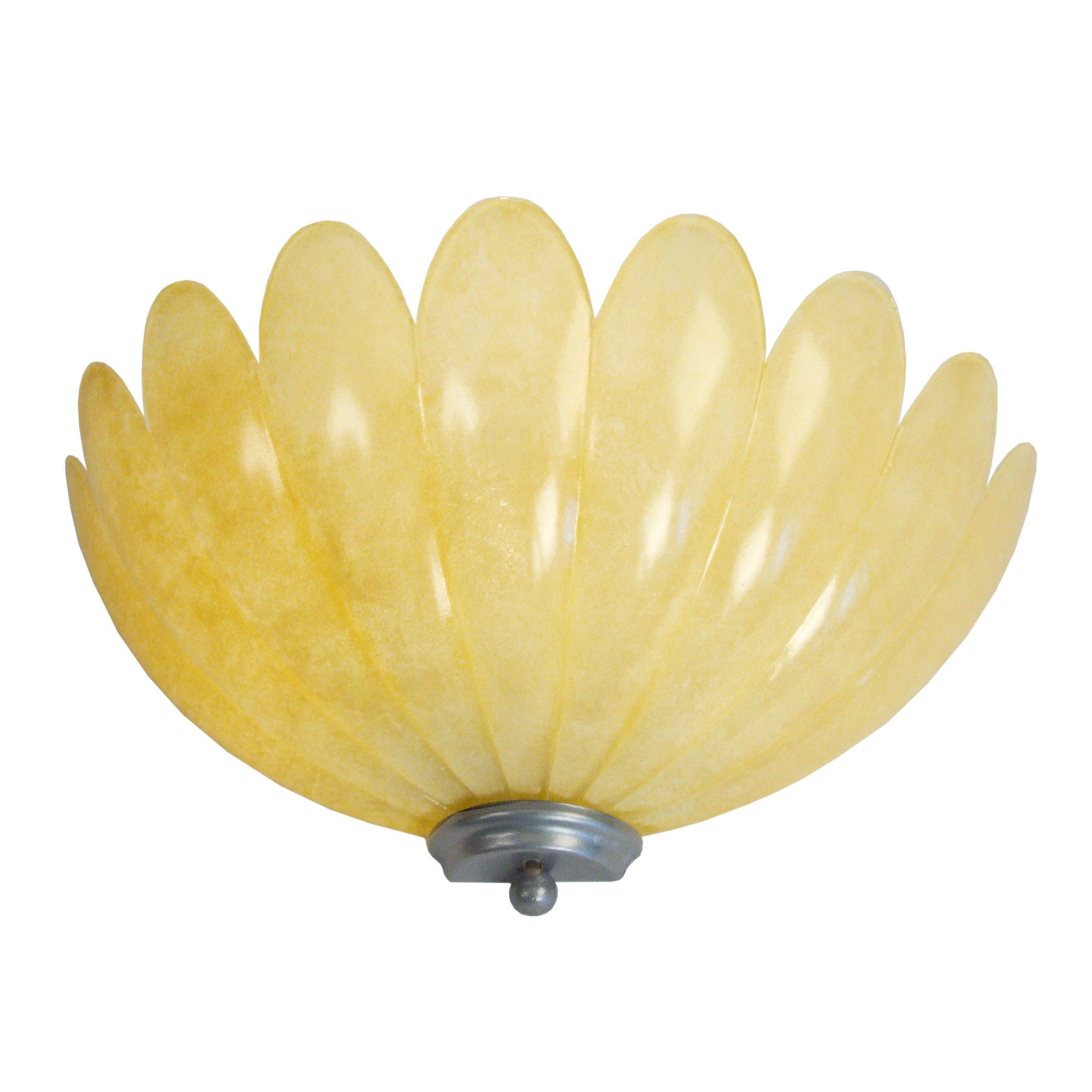 Applique TOSEL ALBÂTRE verre aluminium D 31 x H 15 cm | Leroy Merlin