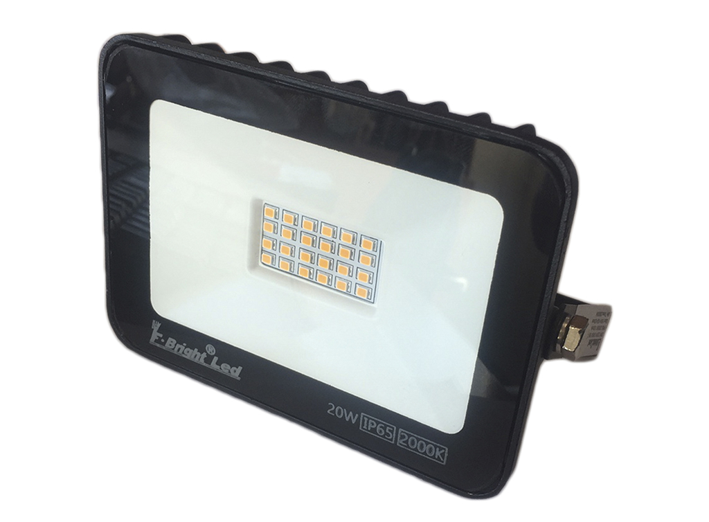 LED FLOODLIGHT EXTRA FLAT IP65 20W 2000K 100ºV 230V | Leroy Merlin
