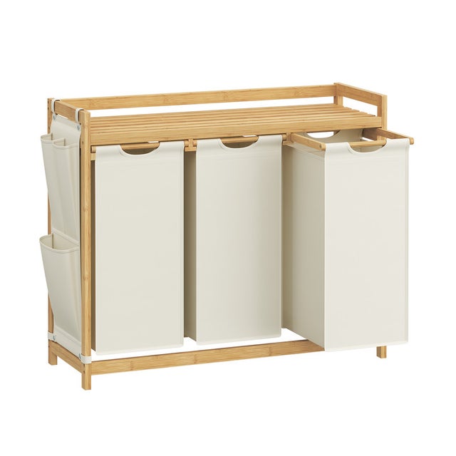 Panier à linge 3 compartiments au meilleur prix | Leroy Merlin