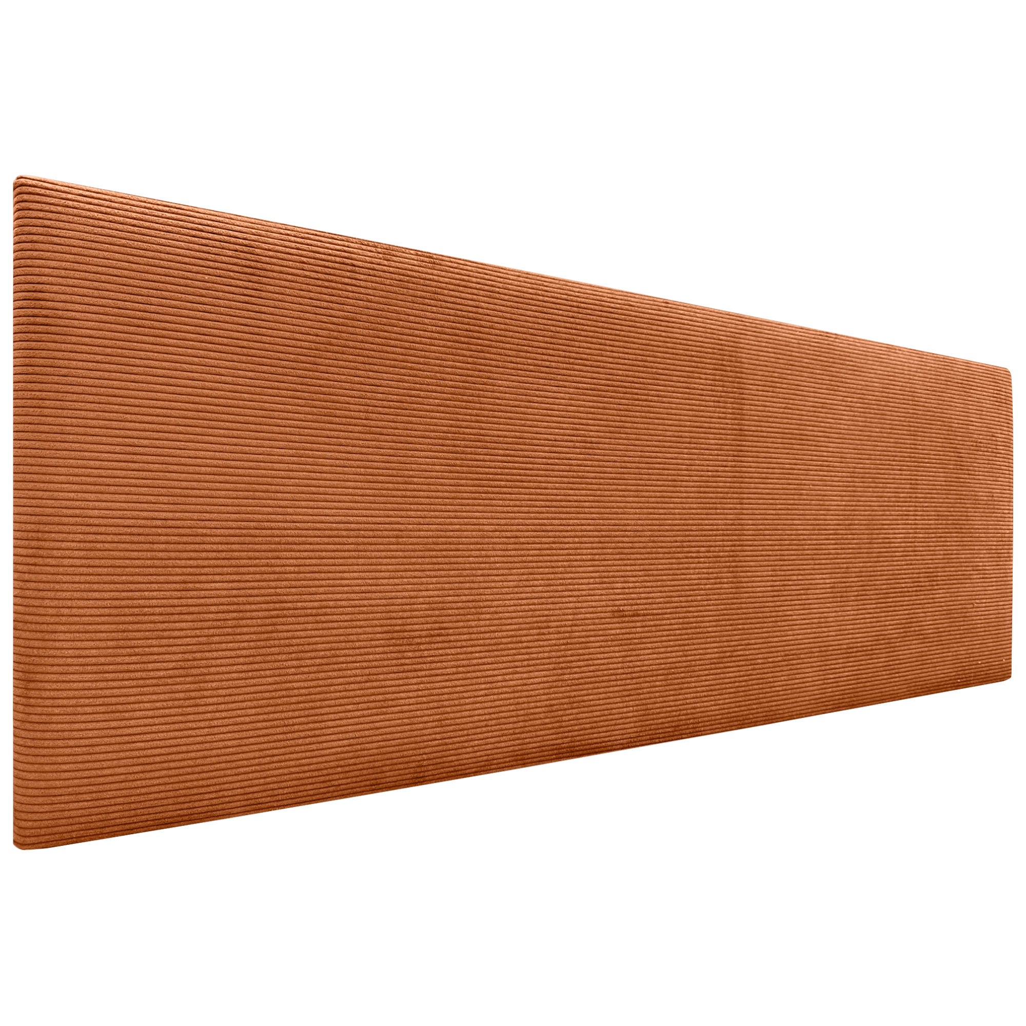 DHOME Cabecero de Pana Liso 150x50 Camas 150/160 - Naranja | Leroy Merlin
