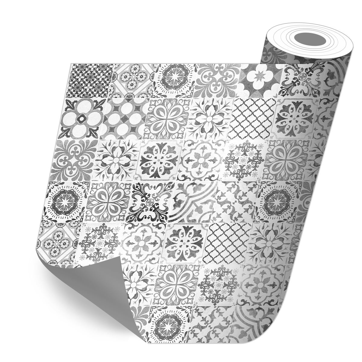 Rollo sticker Juliette gris 80x210 cm | Leroy Merlin