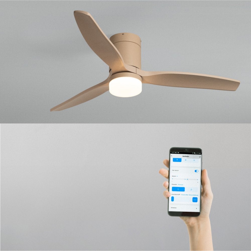 CREATE - WIND CALM M - Ventilateur de plafond silencieux 40W avec pales ...