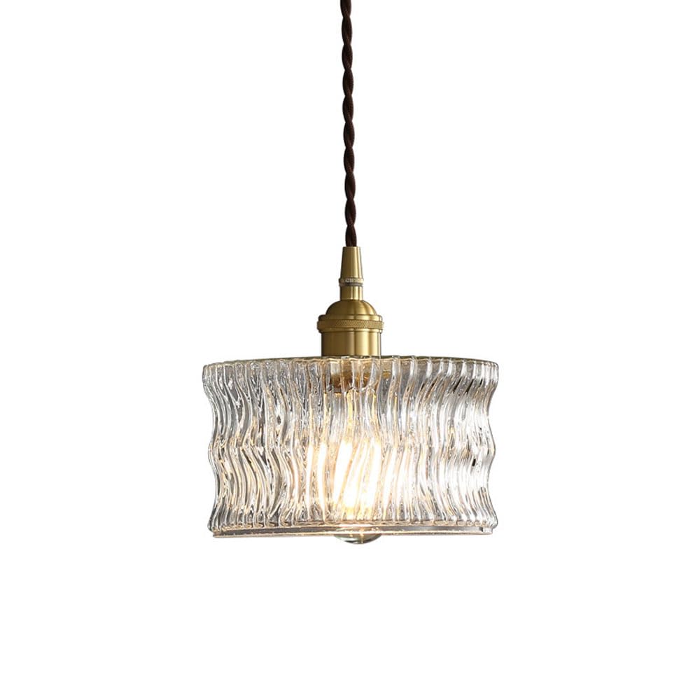 Lámpara colgante de linterna de vidrio tallado Lámparas colgantes ...