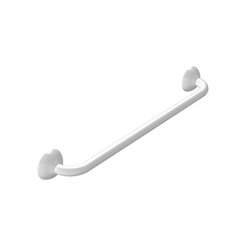 Barra Apoyo ECO Acero Inoxidable 60cm Blanco Spirella | Leroy Merlin