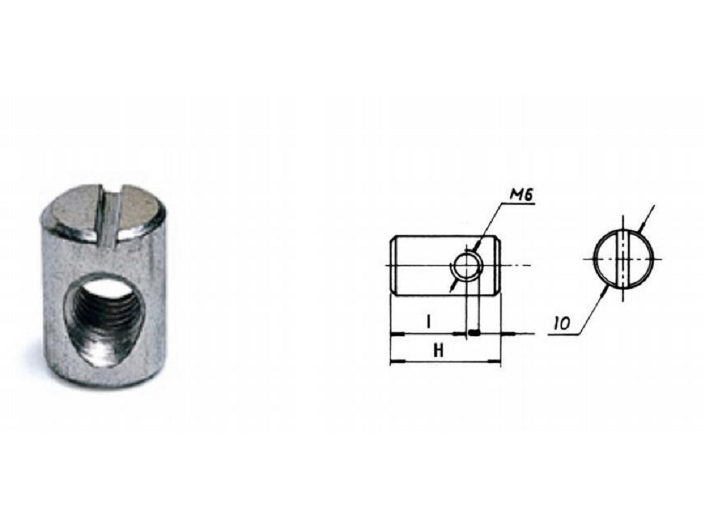 Barilotto Tondo Filettato Ma6 d.10x12 Zincato | Comferut | Leroy Merlin