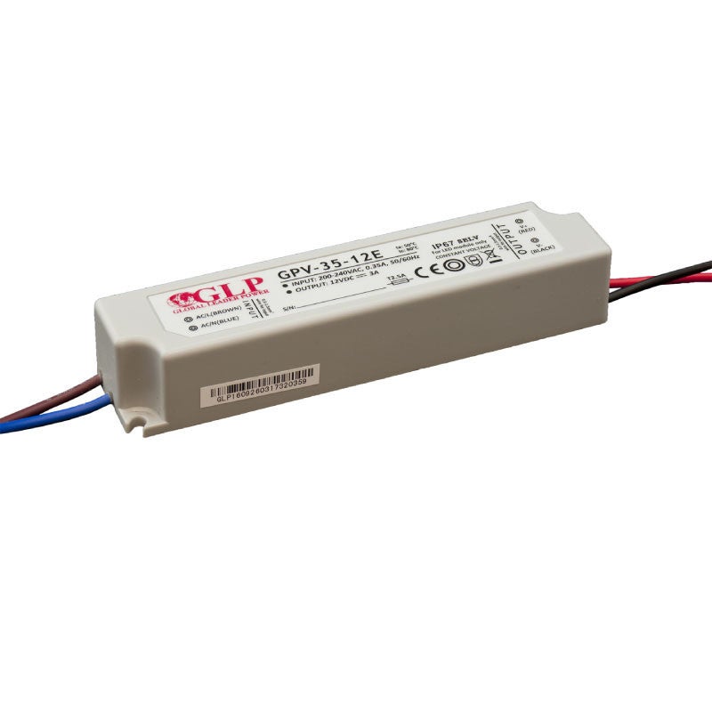Alimentation LED DC24V 35W étanche IP67 GLP | Leroy Merlin