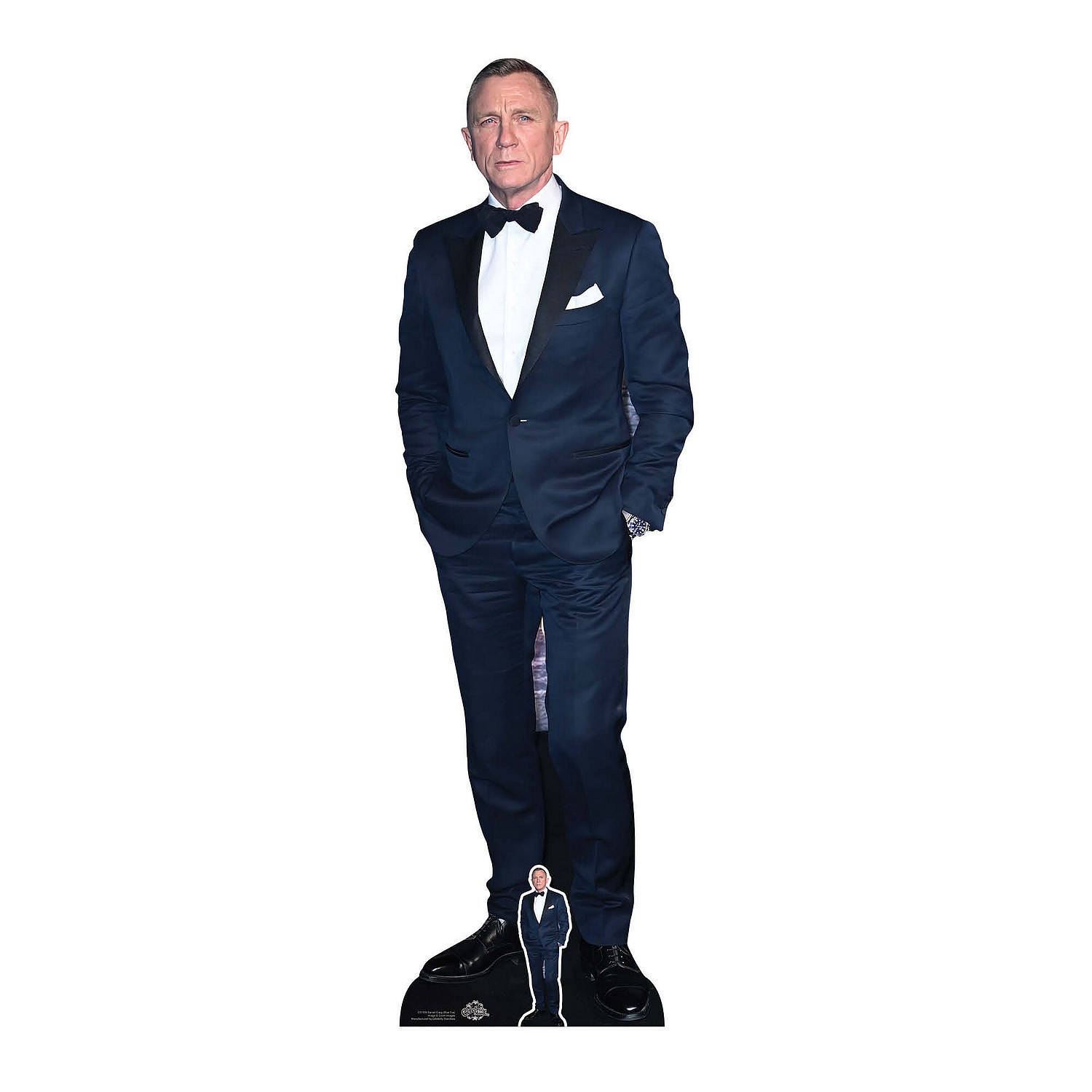 Figurine en carton taille réelle - Daniel Craig - Costume Noir - Acteur ...