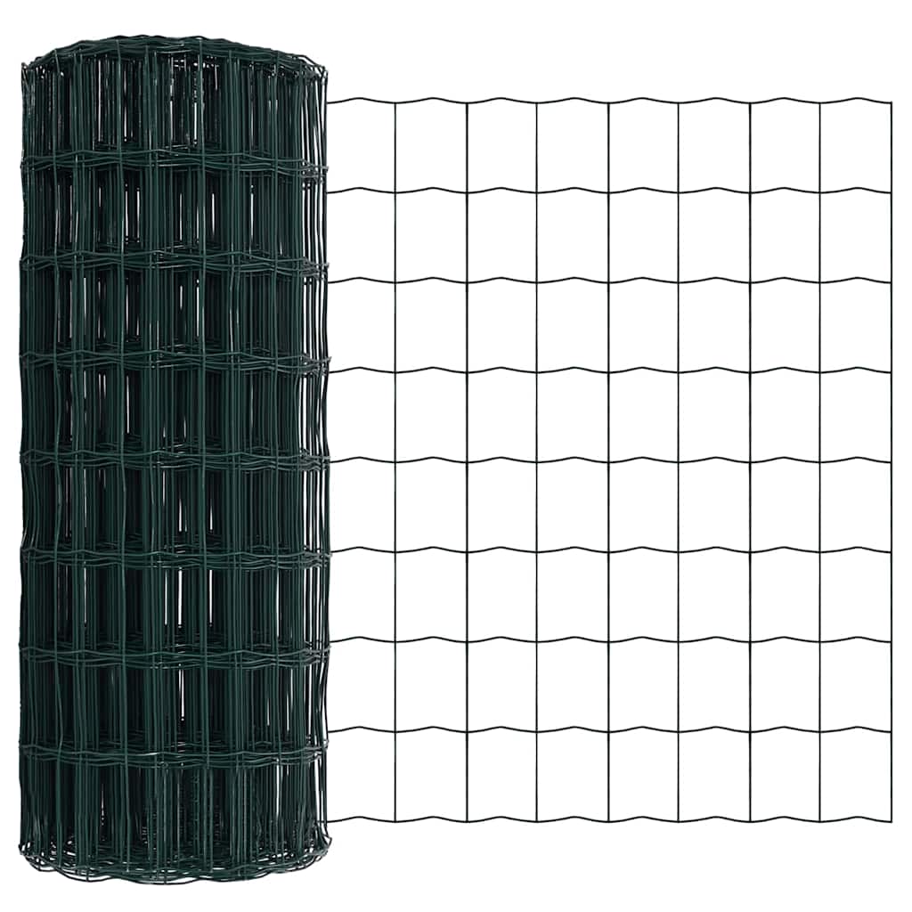 Clôture Euro Green 0,6 x 10 m en fer revêtu de PVC - COMFORTXL | Leroy ...