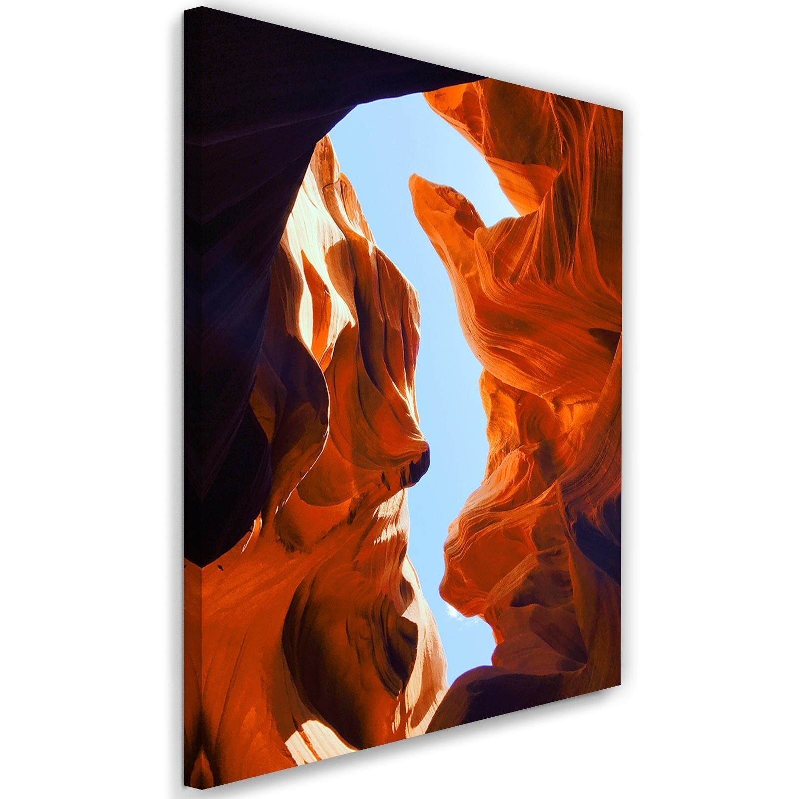 Tableau paysage aux roches rouges - 60 x 90 cm | Leroy Merlin