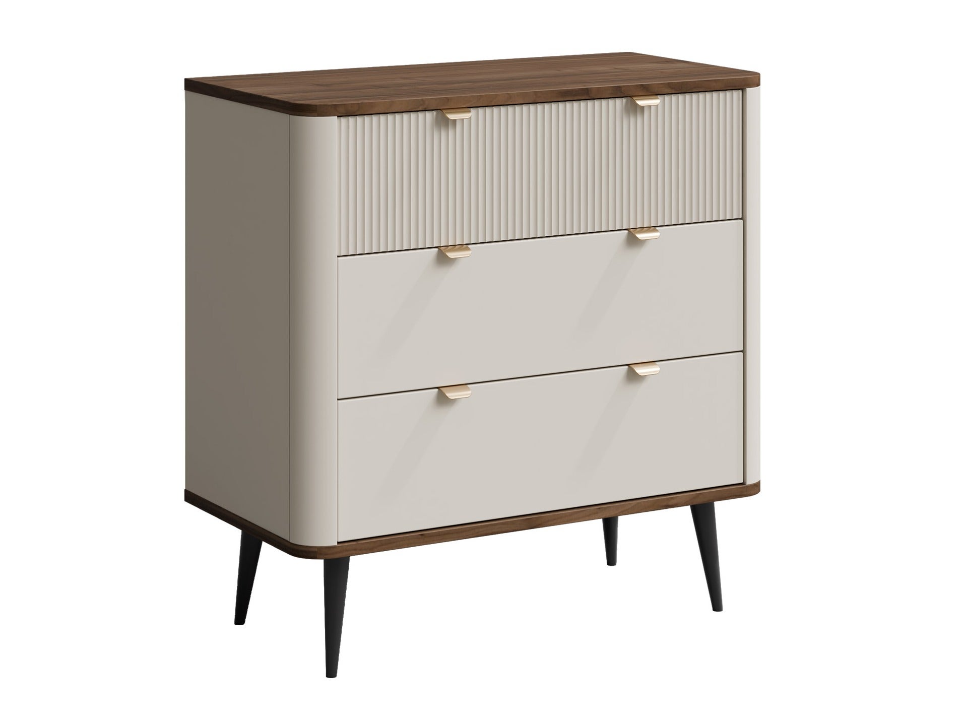 Commode Lufela 110, Cachemire, Noyer, Avec tiroirs, 82x90x40cm | Leroy ...