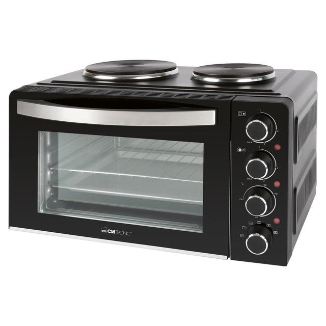 Combiné four 28L et double plaques de cuission Clatronic KK3786 | Leroy ...