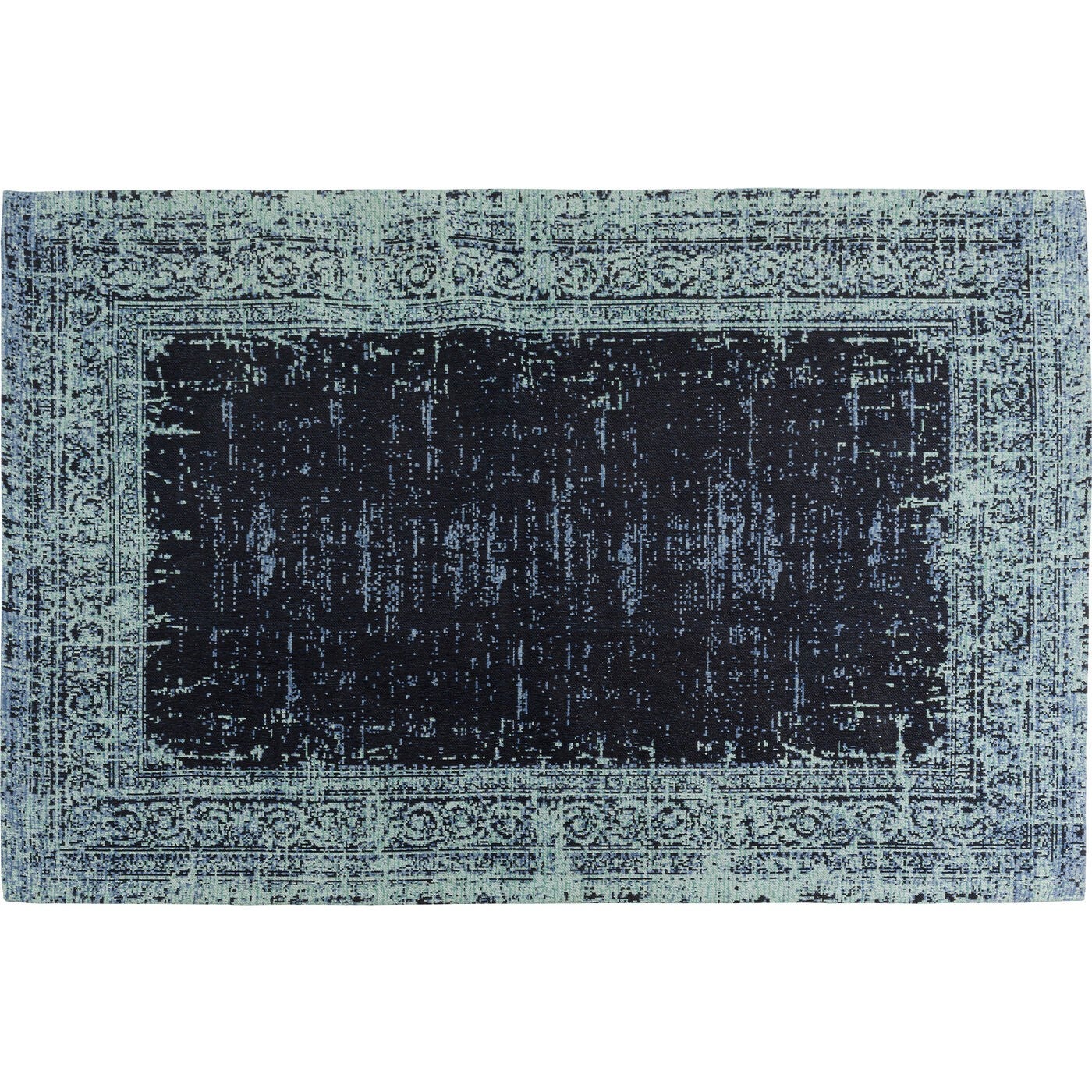 Tapis Deep Sea bleu 240x170cm Kare Design | Leroy Merlin