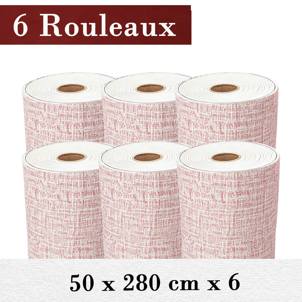 6 x Rollos de papel pintado autoadhesivo, impermeable y antihumedad ...
