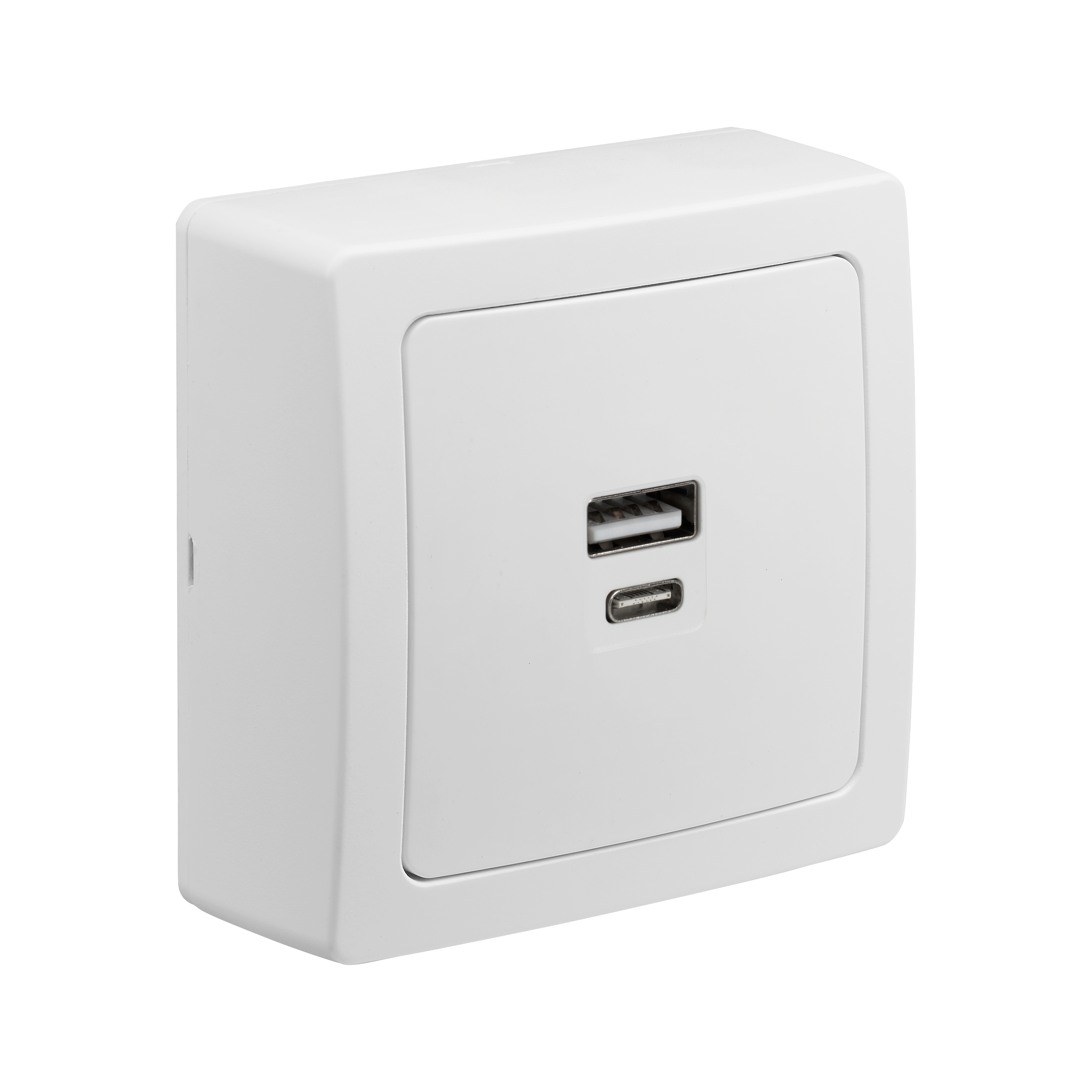 DEBFLEX - BLOK PRISE USB DOUBLE A+C 3.1A SAILLIE BLANC | Leroy Merlin