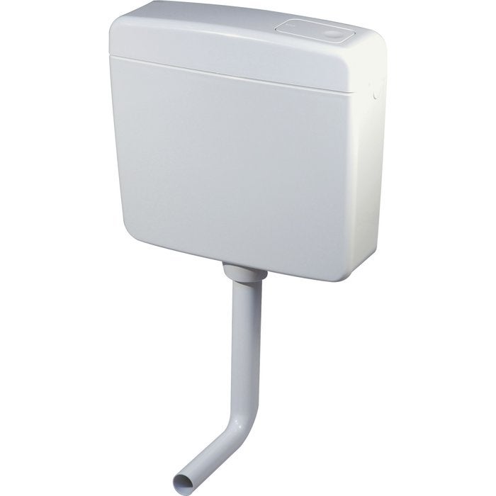 Réservoir WC - REGI SUPER - Regiplast - Simple débit - Semi-bas ...