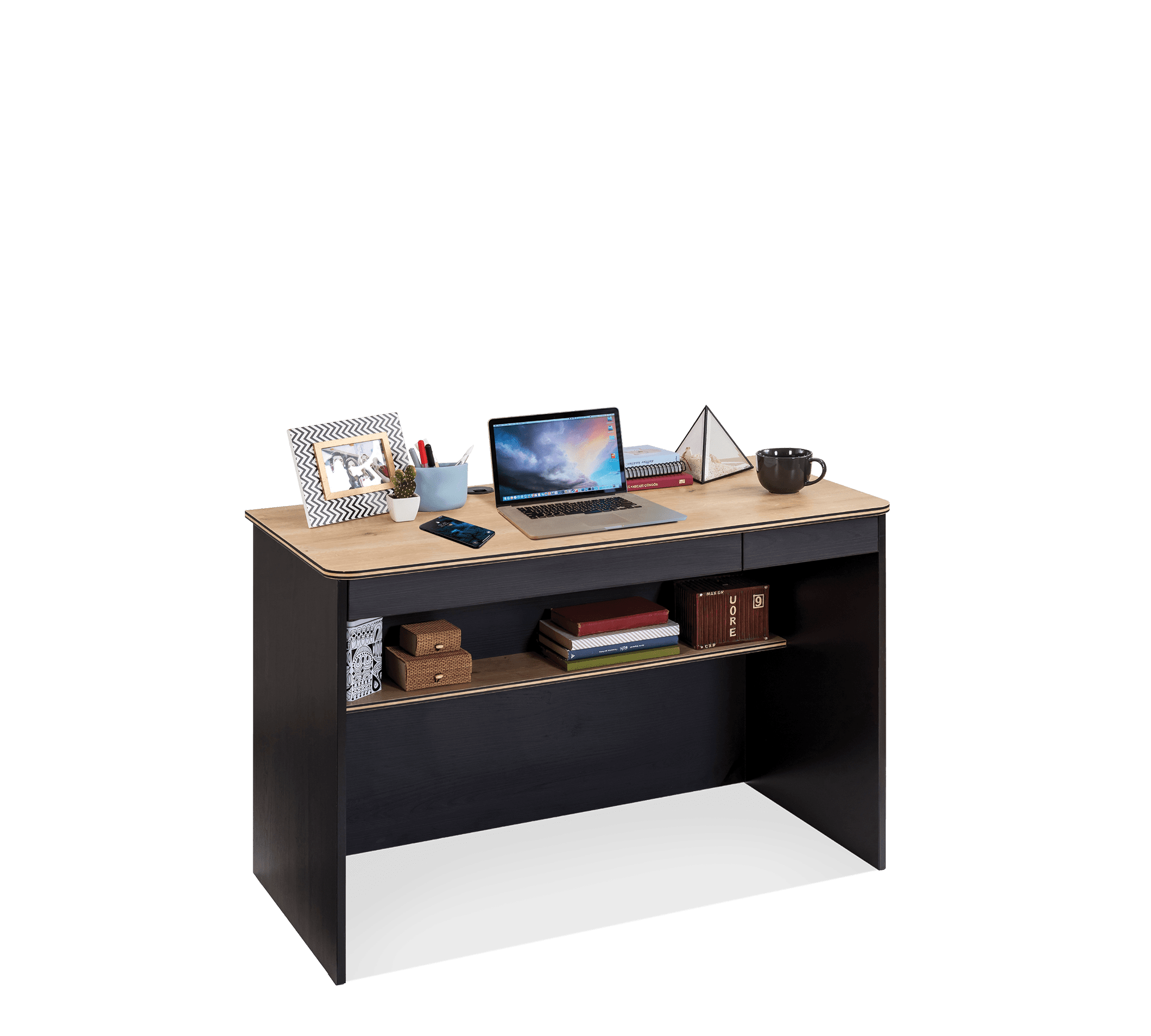 Petit bureau de studio noir | Leroy Merlin