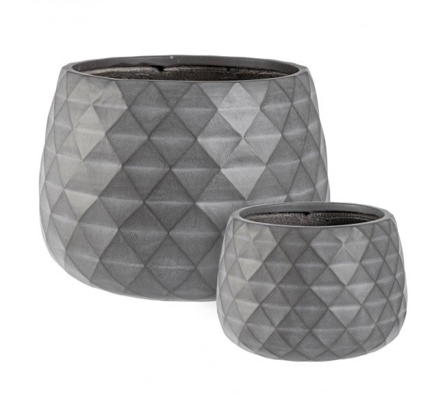 Set2 Porte-Vase Pyramide Bol Anthracite | Leroy Merlin