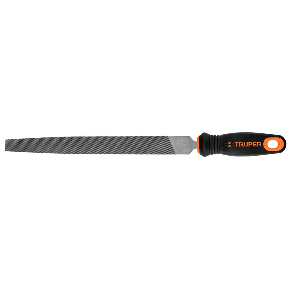 Lima plana bastarda con mango bimaterial - 250 mm | Leroy Merlin