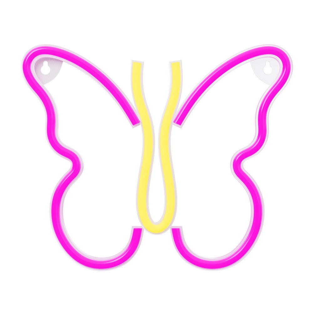 Lampada led Forever neon farfalla rosa | Leroy Merlin
