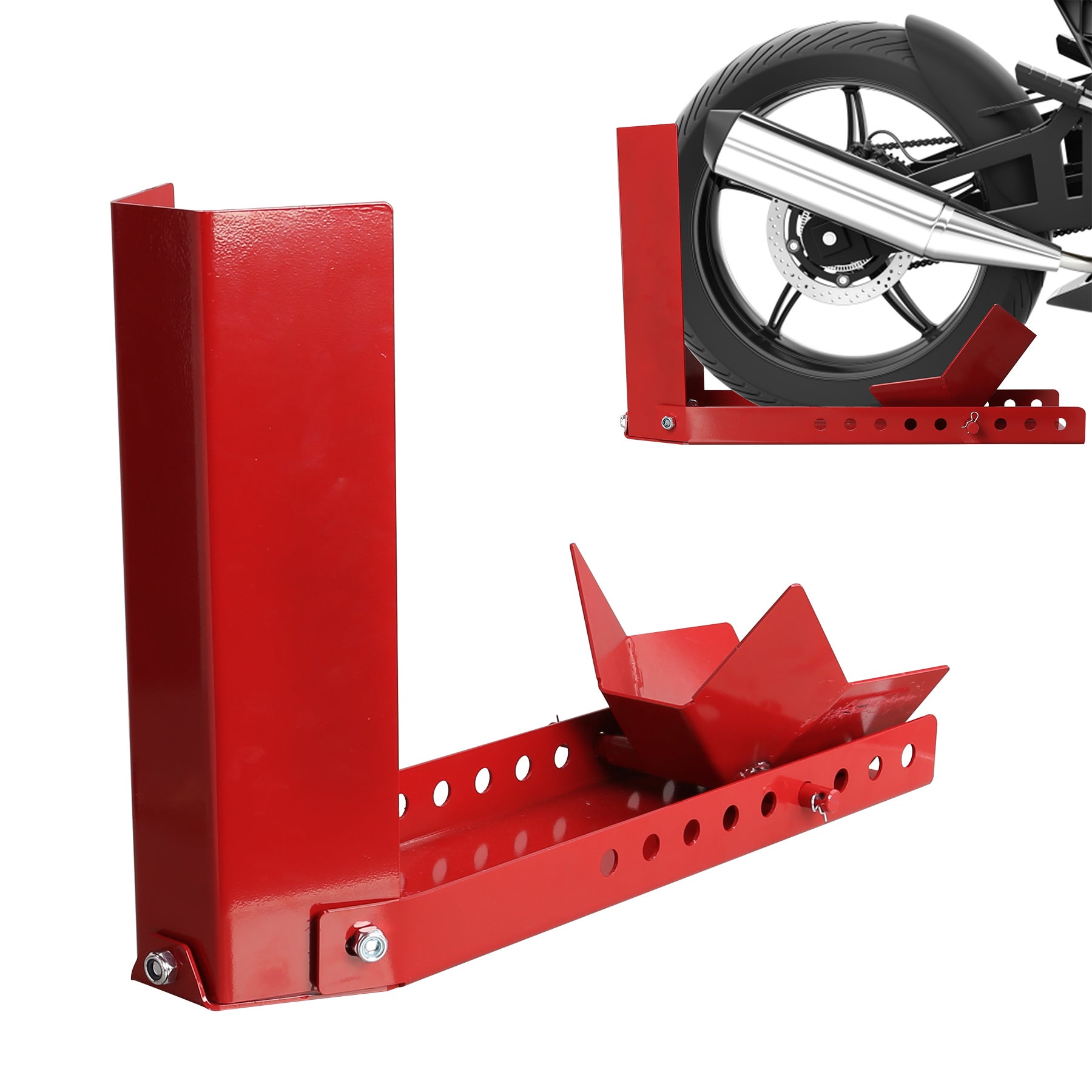 Béquille d’atelier de moto 9 trous arrière lève moto arrière sur ...