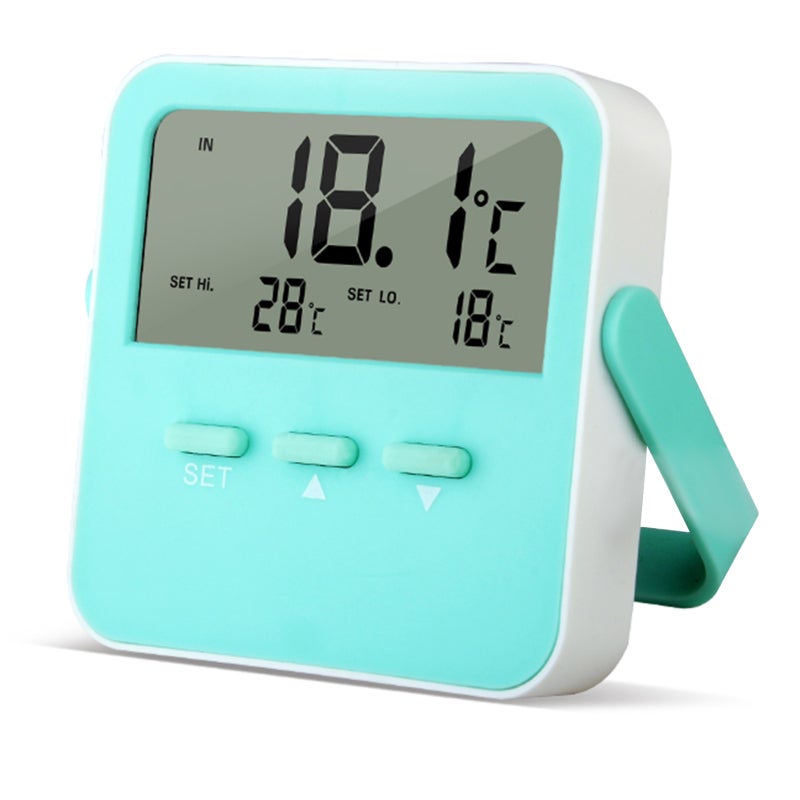 High & Low Temperature Alarms Thermometer Indoor Thermometer with High ...