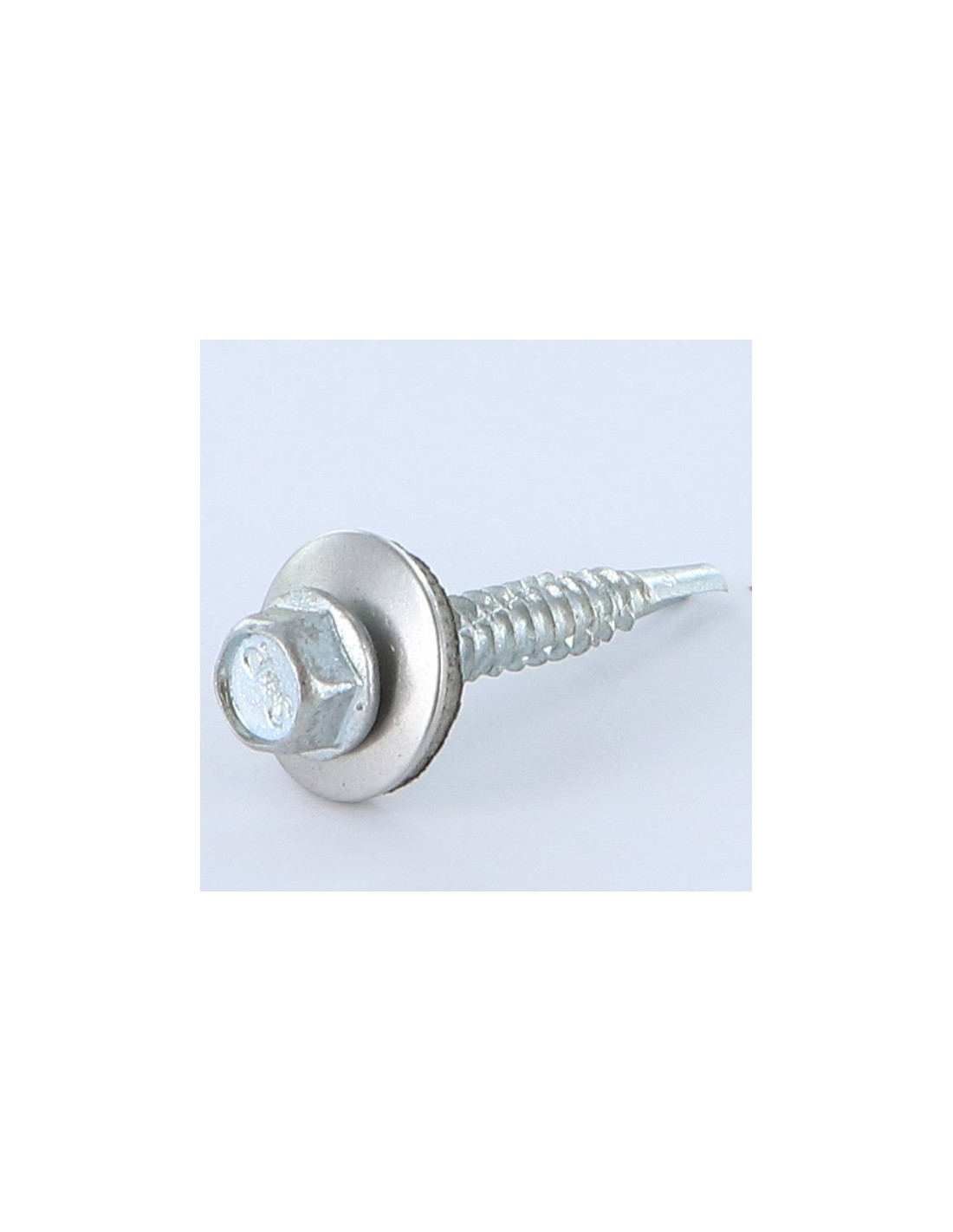 Vis autoperceuse Bimétal Acier / Inox A4 Tête hexagonale TH Rondelle d ...
