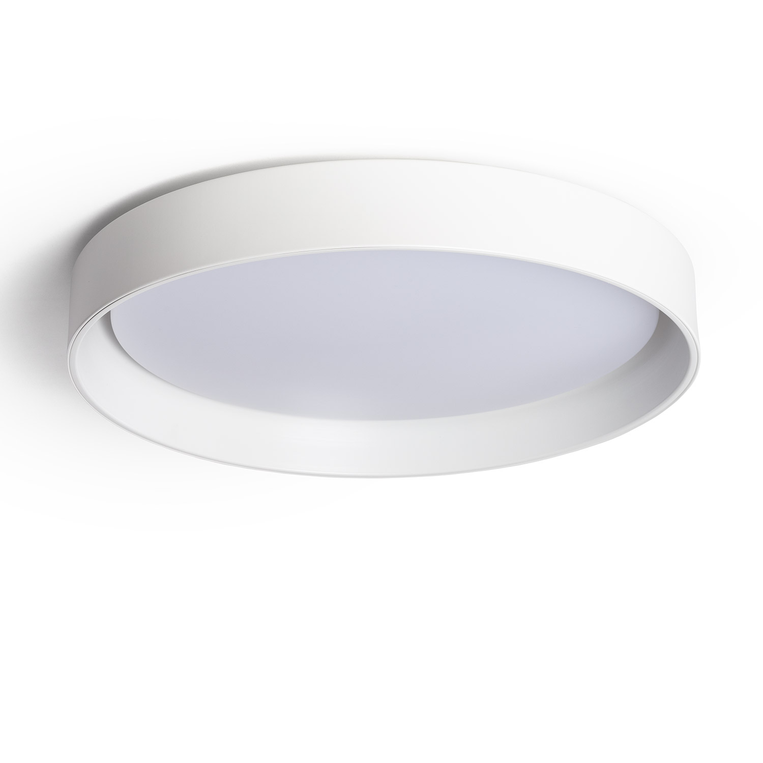 Ledkia Plafón LED 30W Circular Metal Ø550 mm CCT Seleccionable Big Broadway Blanco | Leroy Merlin