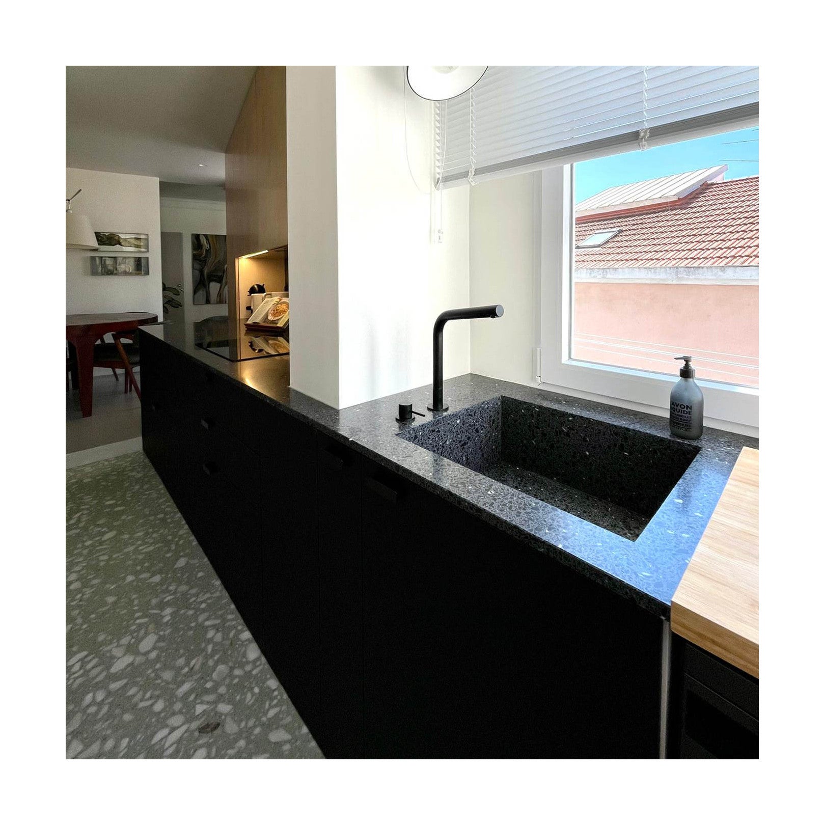 Véritable Carreau Terrazzo ARONA 60x60 cm boîte de 01.08m2 Brillant ...