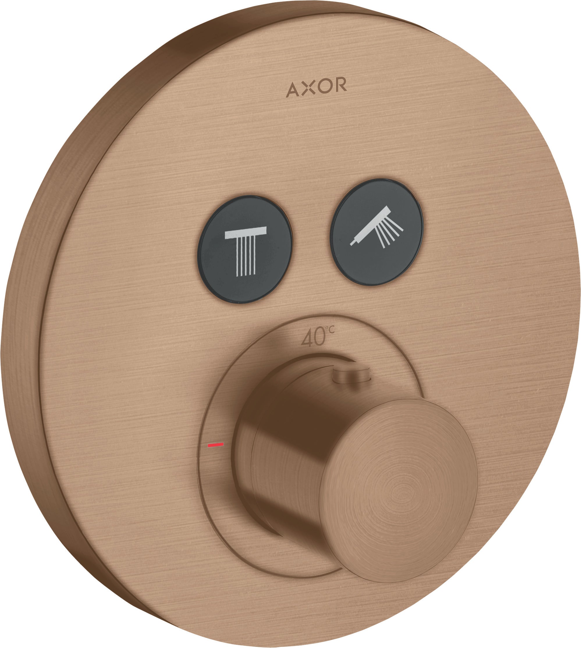 Hansgrohe Axor Starck ShowerSelect Thermostat rond à encastrer pour 2 ...