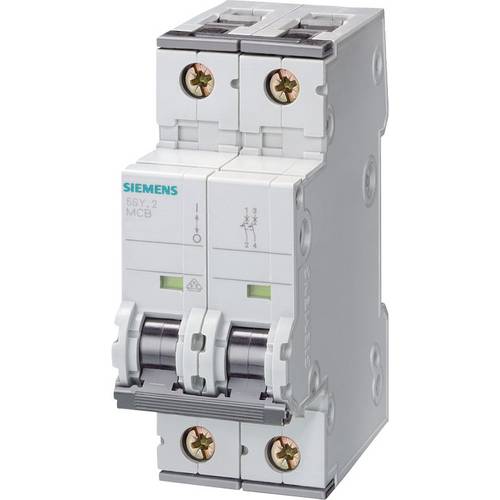 Interruttore magnetotermico Siemens 2P 6A 10kA tipo C 2 moduli 5SL42067 ...