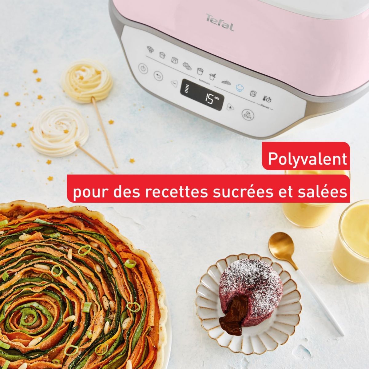 Machine à gâteaux TEFAL Cake Factory Infinity KD850110 | Leroy Merlin