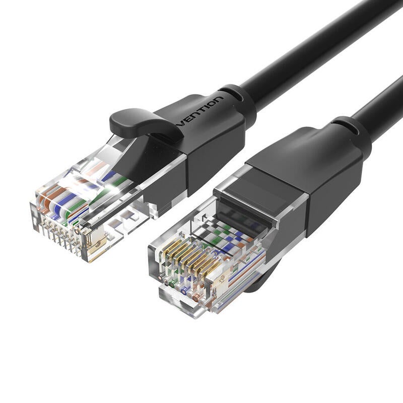 C ble r seau rj45 utp vention ibebg cat.6 1,5m noir | Leroy Merlin